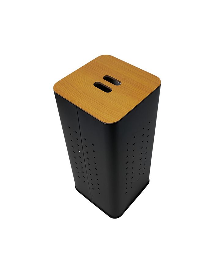 Household Essentials Square Steel Hamper - Macy's