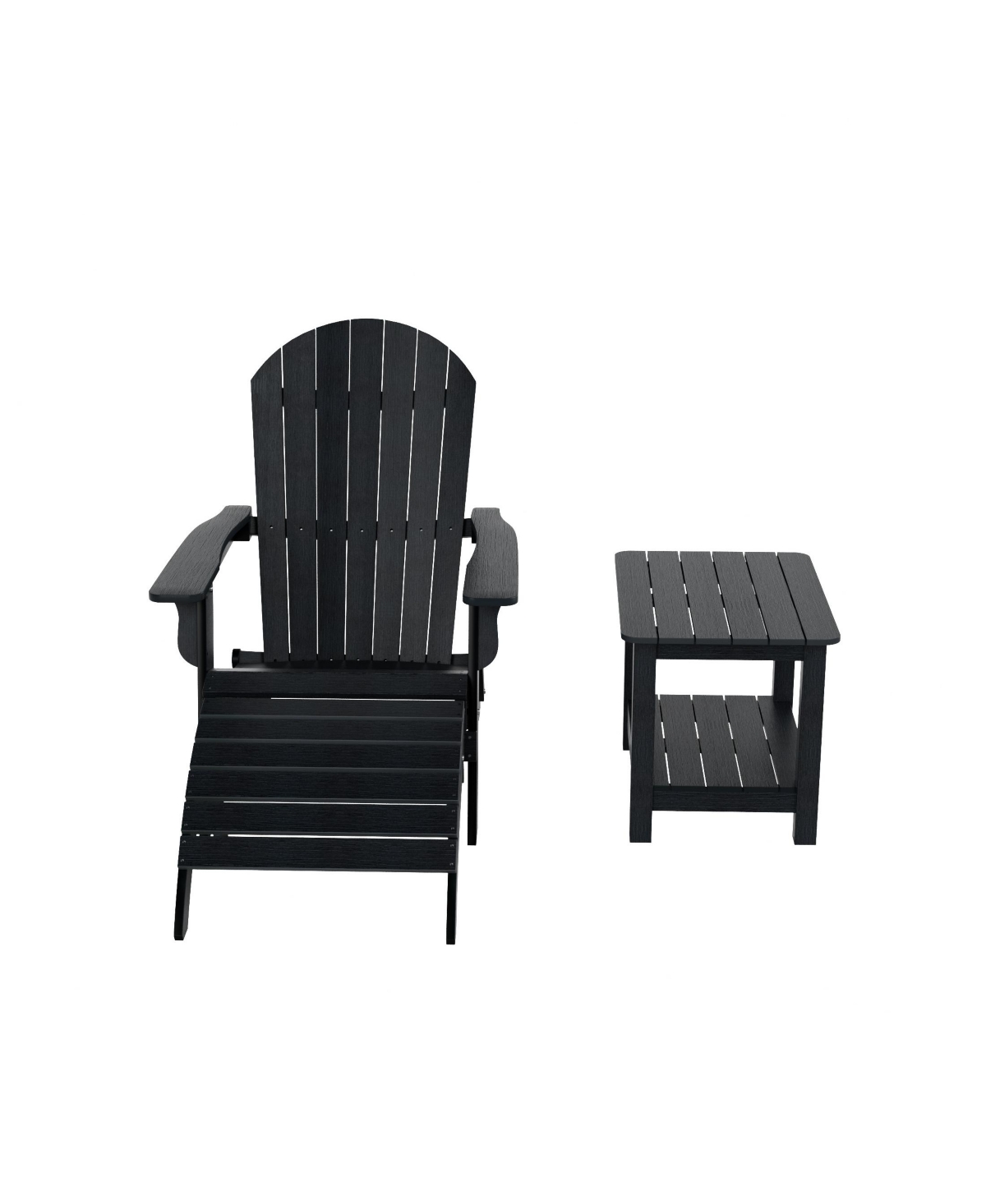 Click here for 3-Piece Outdoor Adirondack Chair with Ottoman and... prices