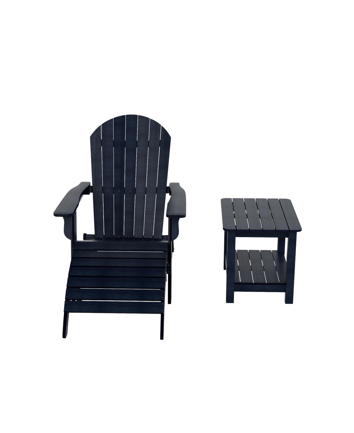 Click here for 3-Piece Outdoor Adirondack Chair with Ottoman and... prices
