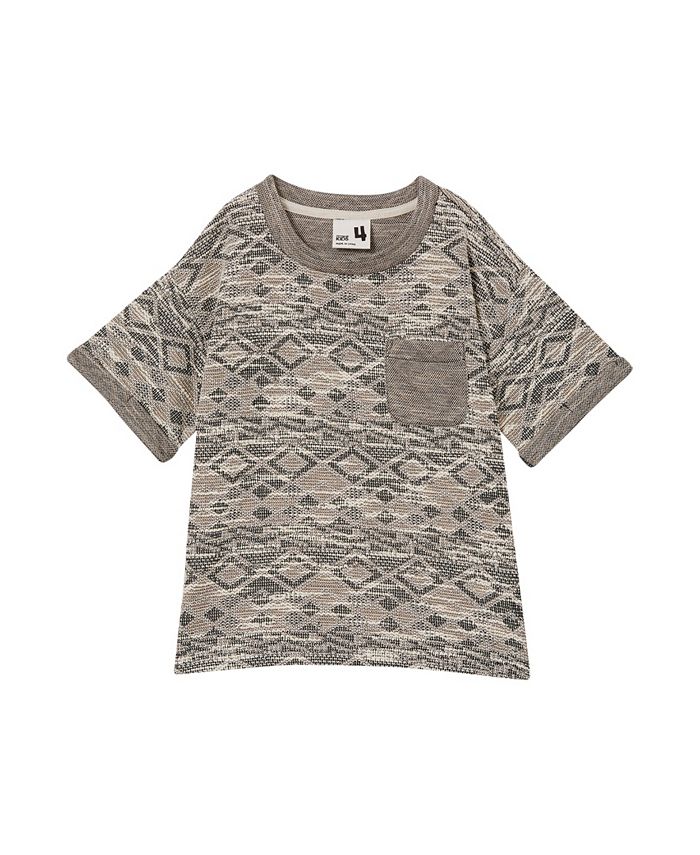 COTTON ON Little Boys Jett Short Sleeve Textured T-shirt - Macy's