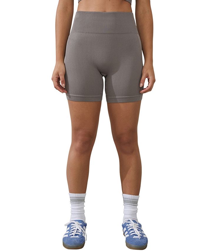 COTTON ON Women's Seamless Rib Bike Shorts - Macy's