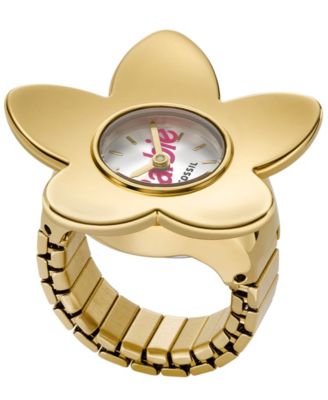 Barbie x Fossil Limited Edition Two-hand Quartz Gold-tone Stainless ...