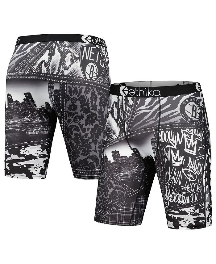 Ethika Men's Black Brooklyn Nets Familie Boxer Briefs - Macy's