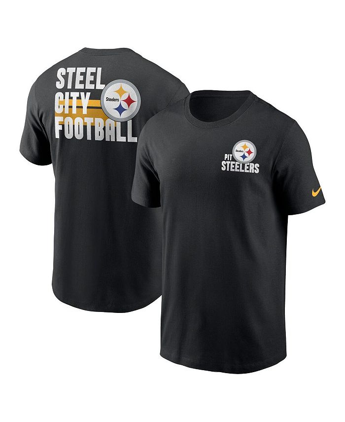 Nike Men's Black Pittsburgh Steelers Blitz Essential T-shirt - Macy's