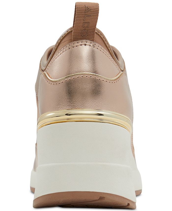 ALDO Women's Kourtt Lace-Up Wedge Sneakers - Macy's