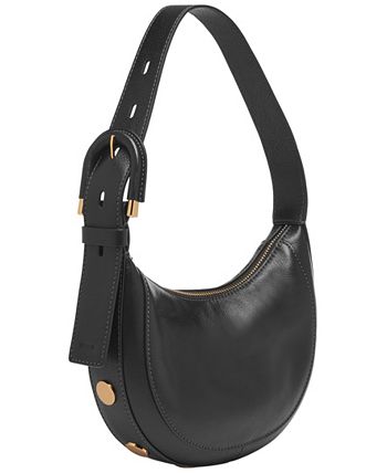Fossil Harwell Leather Crescent Bag - Macy's