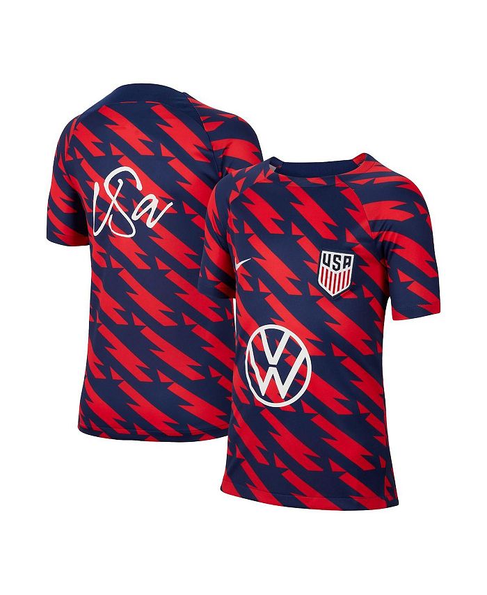 Nike Big Boys Red USMNT Academy Pro Pre-Match Top - Macy's