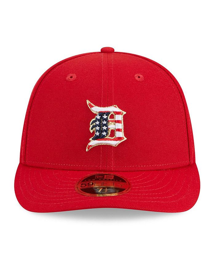 New Era Men's Red Detroit Tigers 2023 Fourth of July Low Profile ...