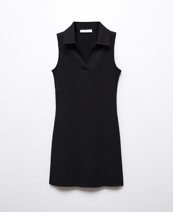 MANGO Women's Polo Neck Dress - Macy's