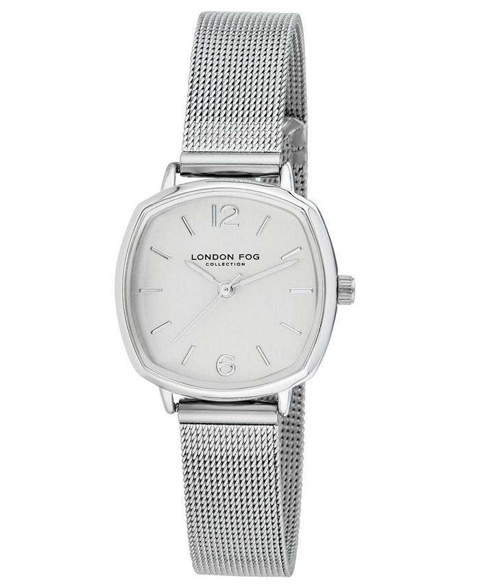 London Fog Women's Quartz Silver-Tone Alloy Watch 26mm - Macy's