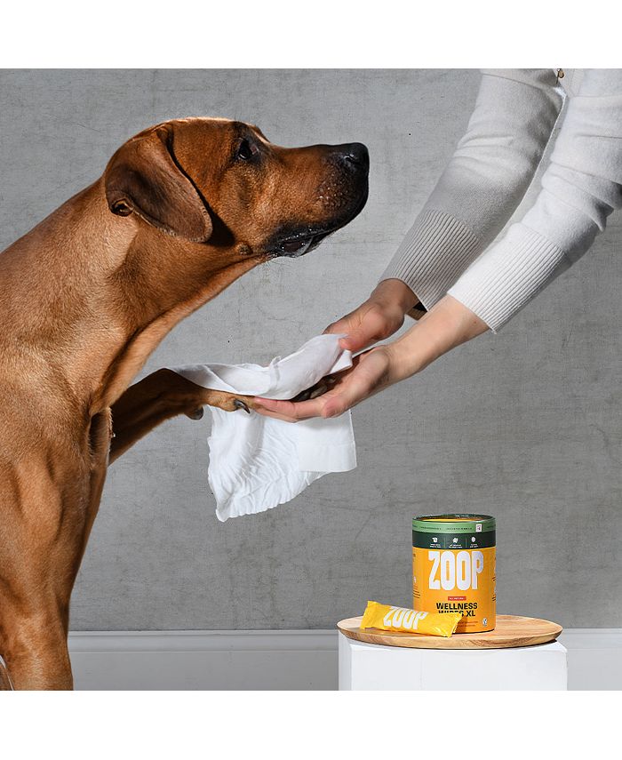 Zoop Wellness Pet Wipes XL - Whole Body Health and Pet Hygiene - For ...