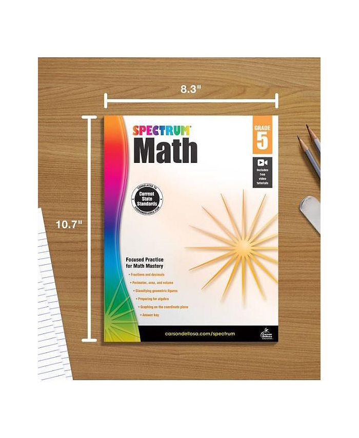 Barnes & Noble Spectrum Math Workbook, Grade 5 by Spectrum Compiler ...