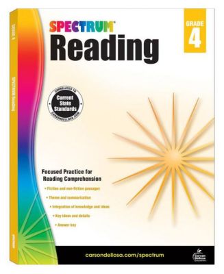 Spectrum Reading Workbook, Grade 4 by Spectrum Compiler - Macy's