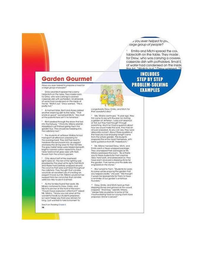 Barnes & Noble Spectrum Reading, Grade 6 by Spectrum Compiler - Macy's