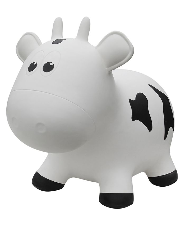 Farm Hoppers Cow Ride-On Toddler Inflatable Bounce Toy - Macy's