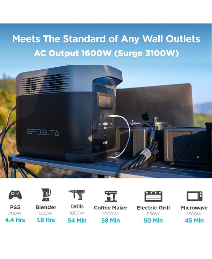 EcoFlow DELTA 1000 Power Station - Macy's