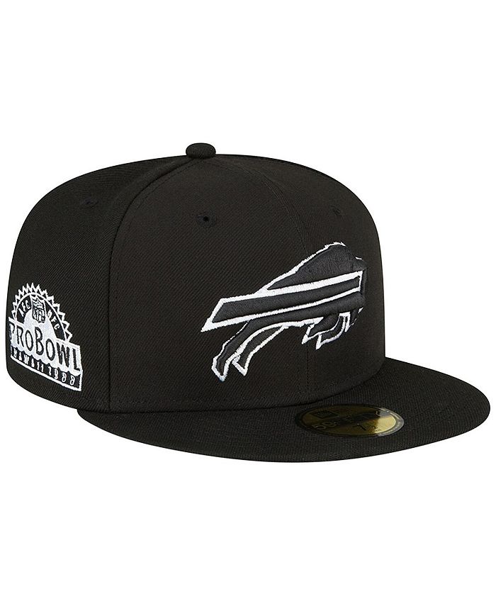 New Era Men's Black Buffalo Bills 1988 Pro Bowl Side Patch 59FIFTY ...