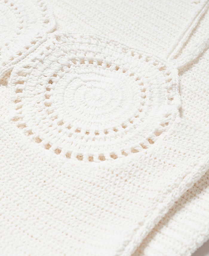 MANGO Women's Crochet Mini Dress - Macy's