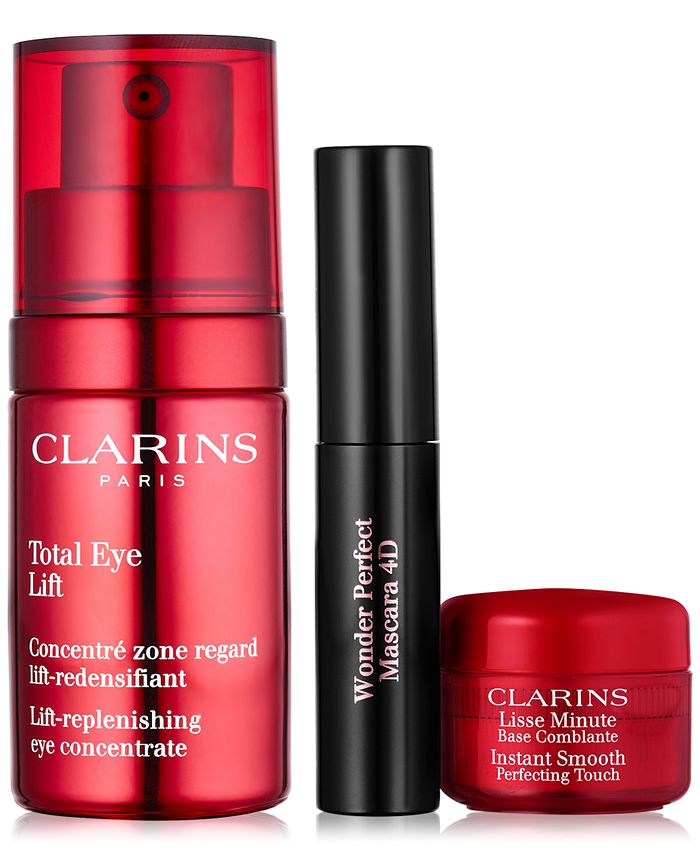 Clarins Total Eye Lift Firming & Smoothing Anti-Aging Skincare Set - Macy's