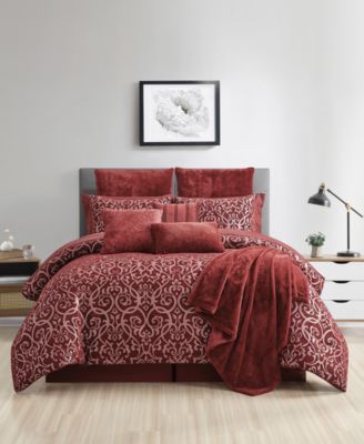 Sunham Daphne 14-Pc. Comforter Set, King, Created for Macys - Macy's