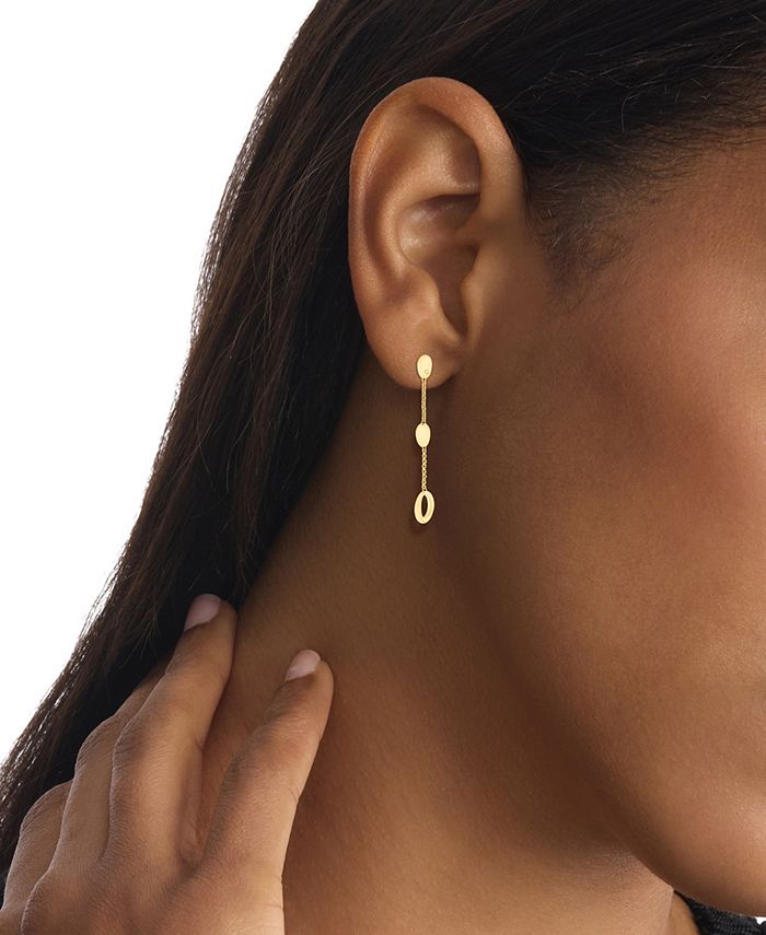 Calvin Klein Women's Stainless Steel Drop Earrings - Macy's