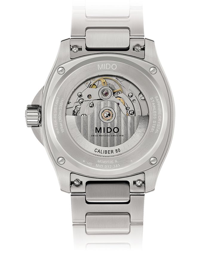 Mido Men's Swiss Automatic Multifort Stainless Steel Bracelet Watch ...