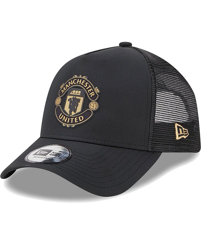 New Era Men's Black Manchester United Pack E-Frame Trucker Adjustable ...