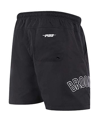 Pro Standard Men's Black Brooklyn Nets Classics Woven Shorts - Macy's