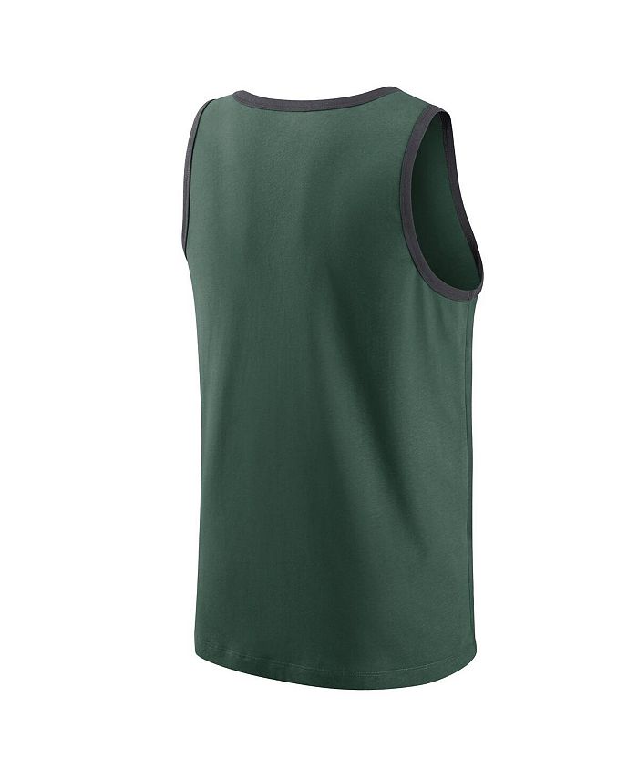 Nike Men's Green Green Bay Packers Tri-Blend Tank Top - Macy's
