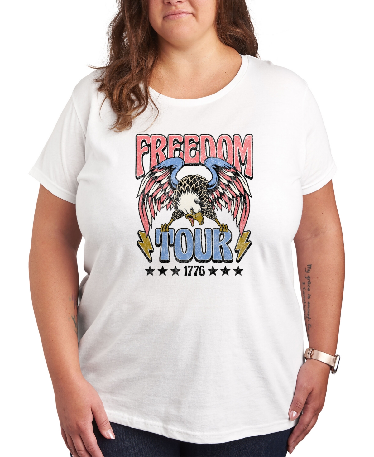 Click here for Hybrid Apparel Trendy Plus Size Graphic T-shirt -... prices