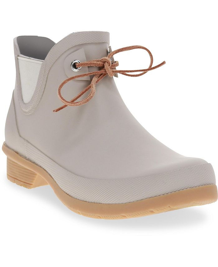Chooka Women's Classic Tie Bootie Chelsea Rain Boot - Macy's