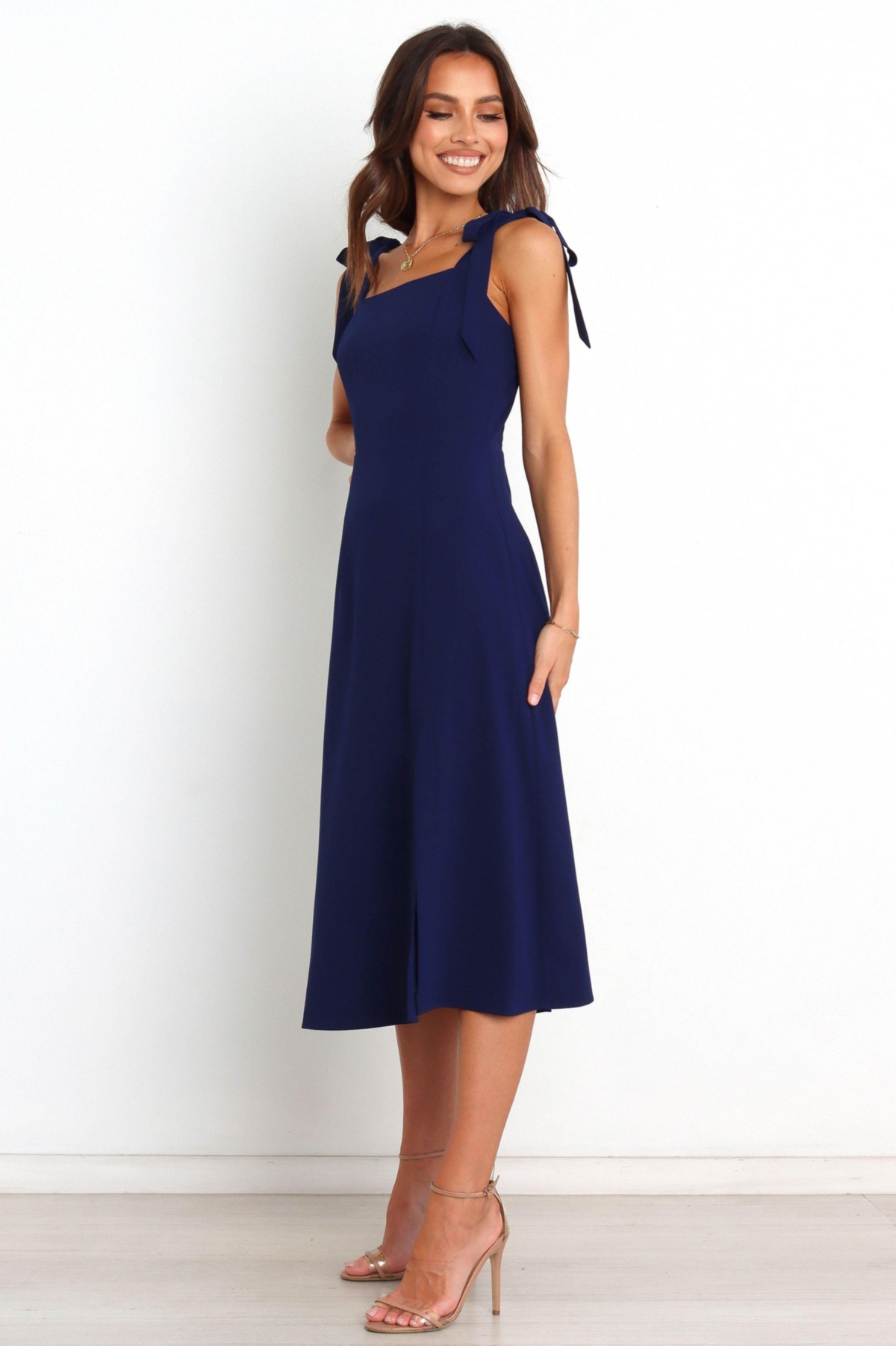 Click here for Petal and Pup Womens Laurel Dress - Navy prices