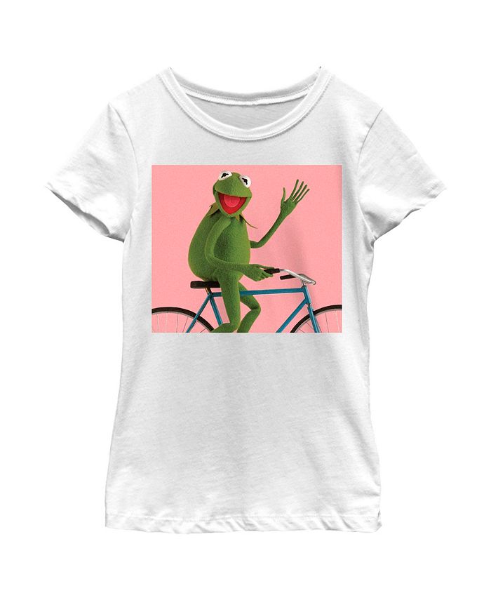 Disney Girl's The Muppets Kermit Bike Wave Child T-Shirt - Macy's
