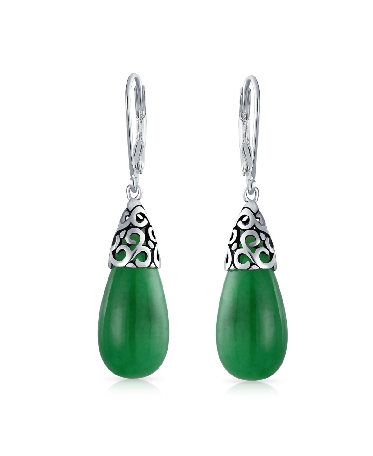 Click here for Bling Jewelry Boho Long Elongated Teardrop Filigre... prices