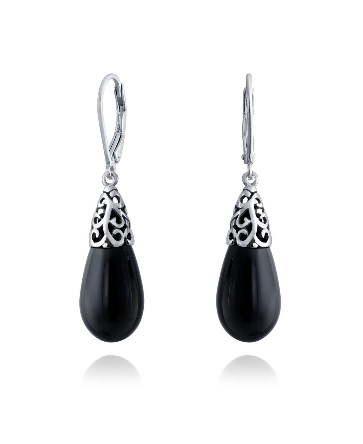 Click here for Bling Jewelry Boho Long Elongated Teardrop Filigre... prices