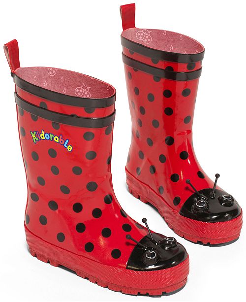 Kidorable Girls' Ladybug Rain Boots & Reviews - All Kids' Shoes - Kids ...