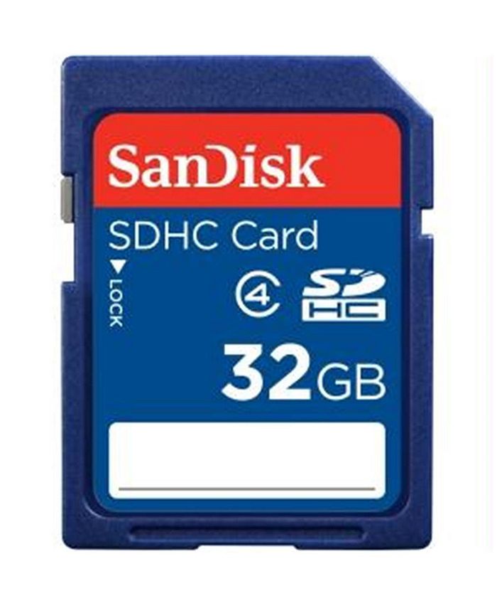 Sandisk SDHC 32GB Memory Card Class 4 - Macy's