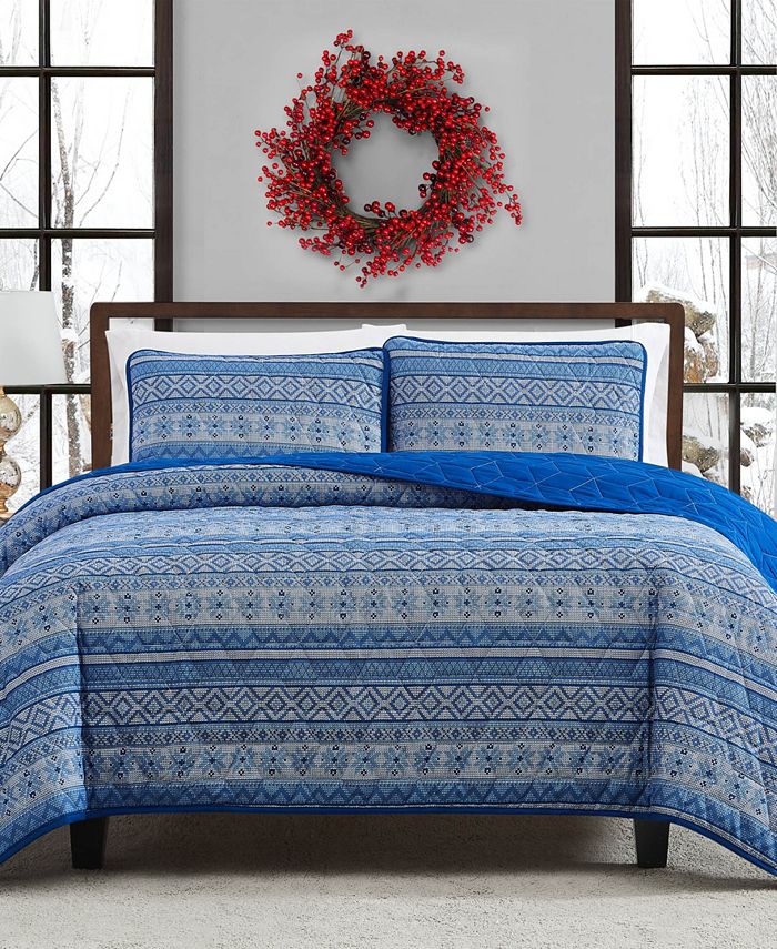 Truly Soft Sweater 2-Pc. Quilt Set, Twin, Created for Macy's - Macy's
