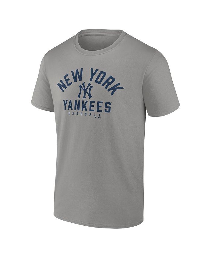 Fanatics Men's Navy, Gray New York Yankees Player Pack T-shirt Combo ...