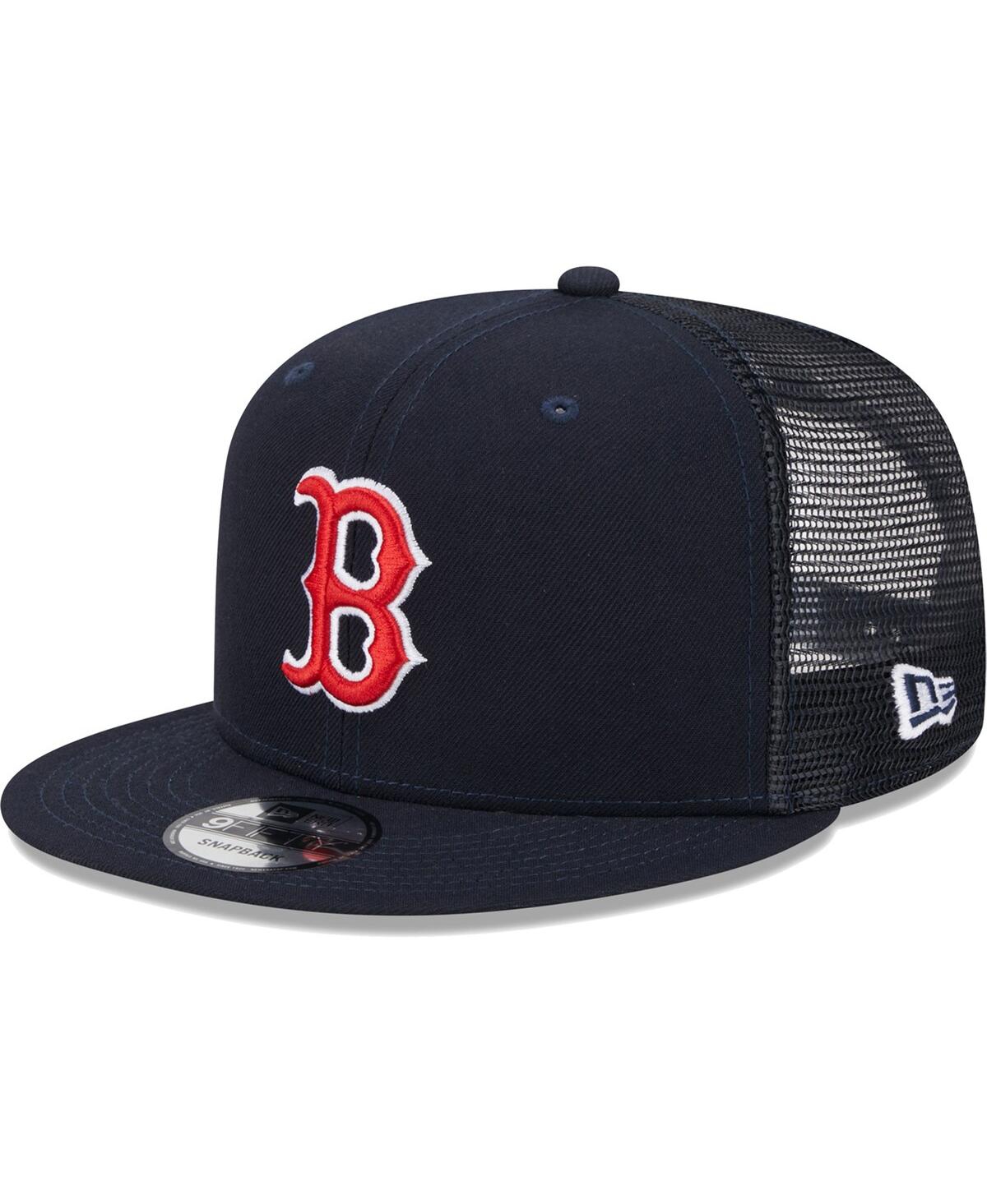 Click here for Mens New Era Navy Boston Red Sox Team Color Trucke... prices