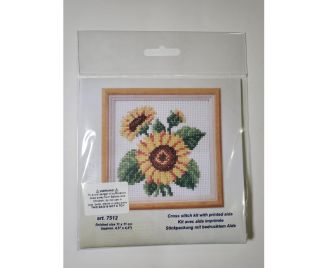 Orchidea Stamped Cross stitch kit "Sunflowers" 7512 - Macy's