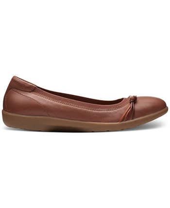 Clarks Women's Meadow Rae Knot-Trim Comfort Flats - Macy's