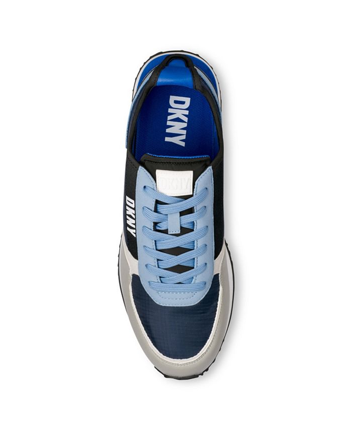 DKNY Men's Mixed Media Runner Sneakers - Macy's