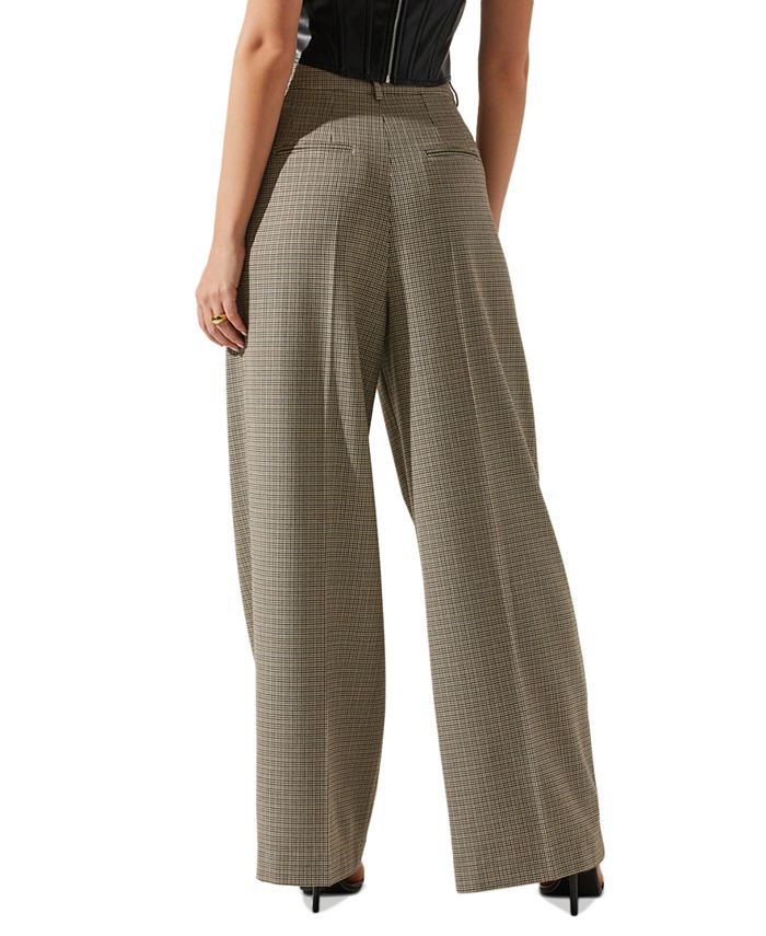 ASTR the Label Women's Milani Wide-Leg Pleated Pants - Macy's
