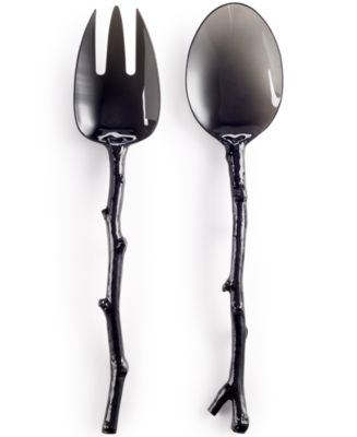 MADHOUSE by Michael Aram Black Salad Server Set - Macy's