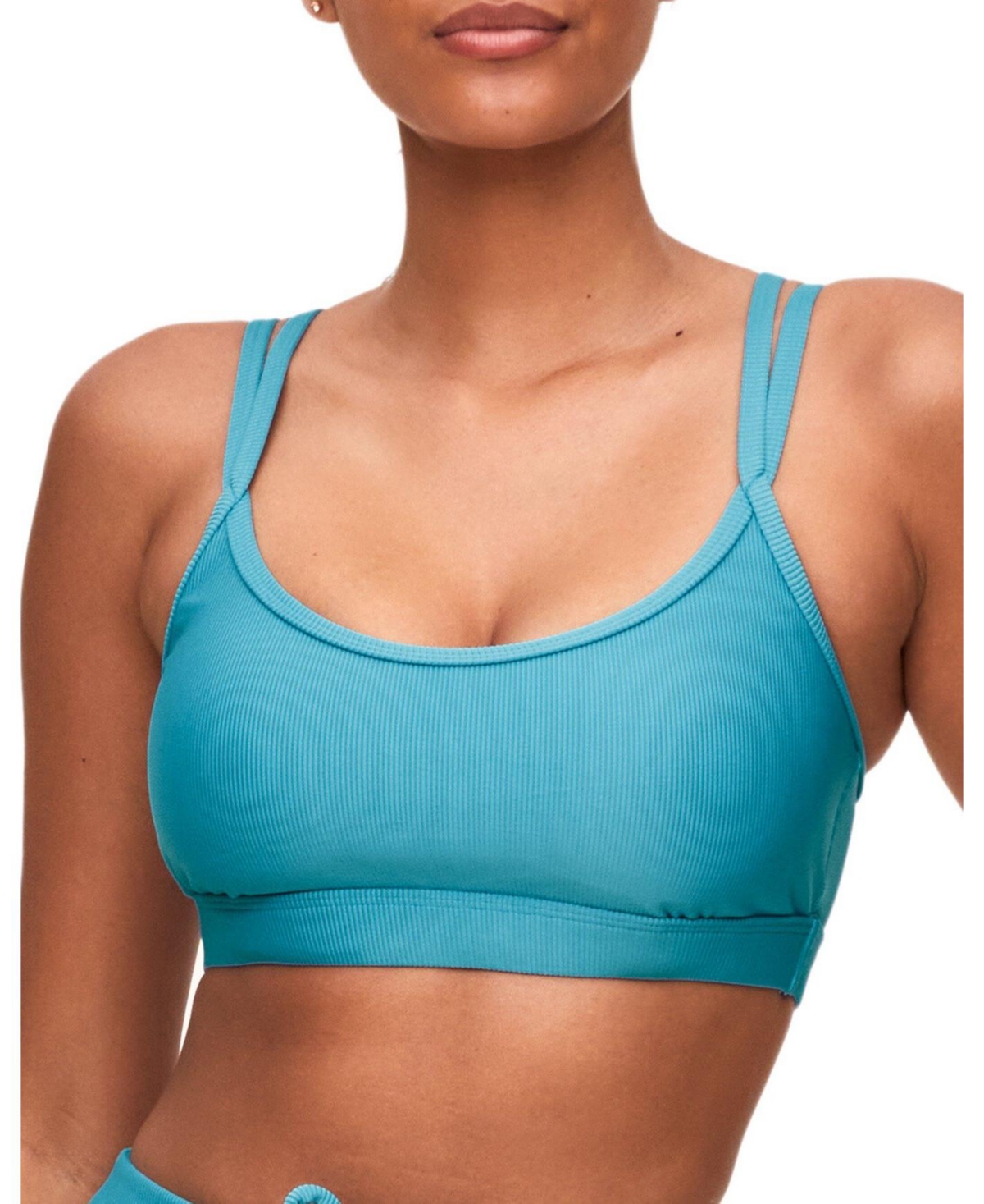 Click here for Adore Me Womens Remy Rib Bra Ribbed Sports Bra - M... prices