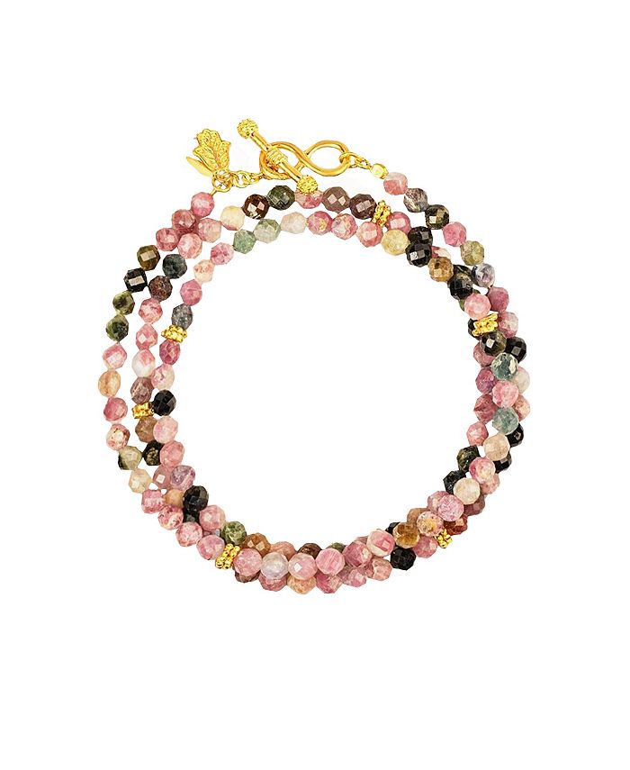 Karma and Luck Infinite Aspiration Tourmaline Wrap Bracelet - Macy's