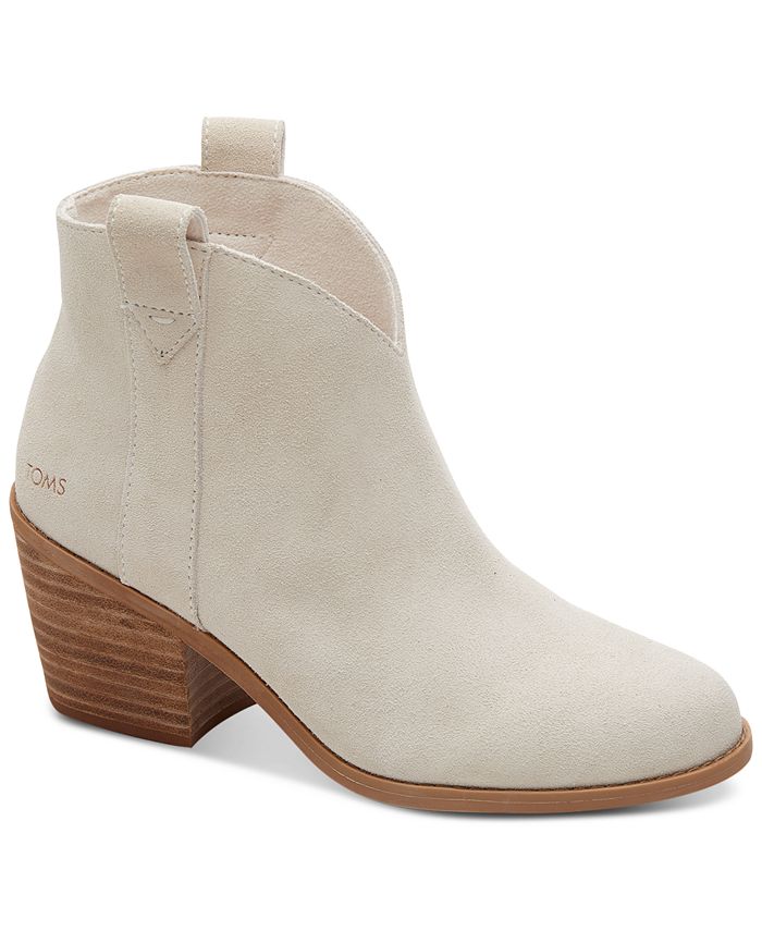 TOMS Women's Constance Pull On Western Booties - Macy's