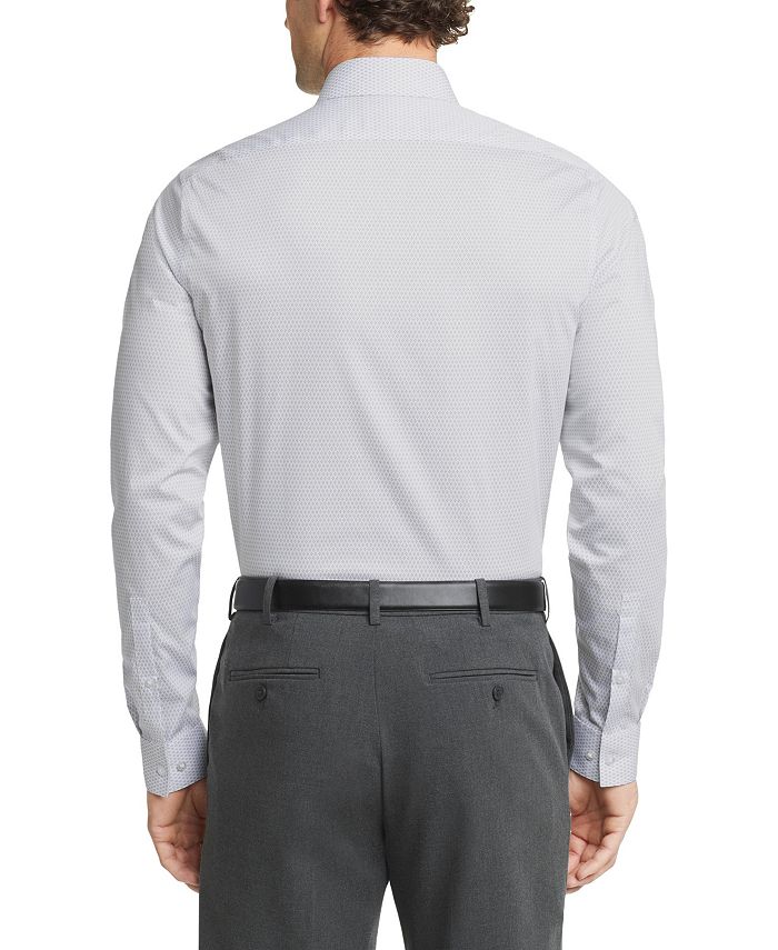Calvin Klein Men's Steel Slim Fit Stretch Wrinkle Free Dress Shirt - Macy's