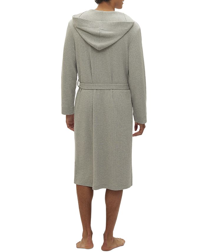 GAP Men's Hooded Waffle-Knit Robe - Macy's